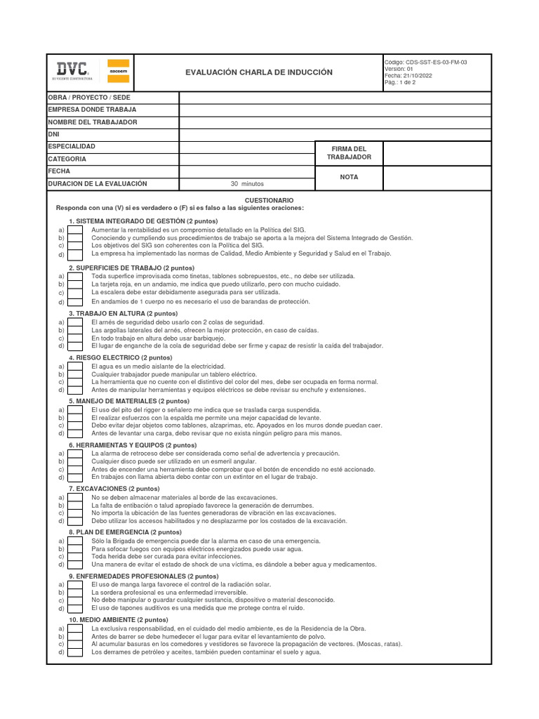 DVC Induccion | PDF | ruido