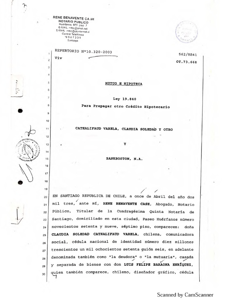 Primer Documento Del Folio 55 PDF | PDF