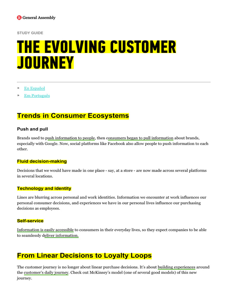 The Evolving Customer Journey DF | PDF
