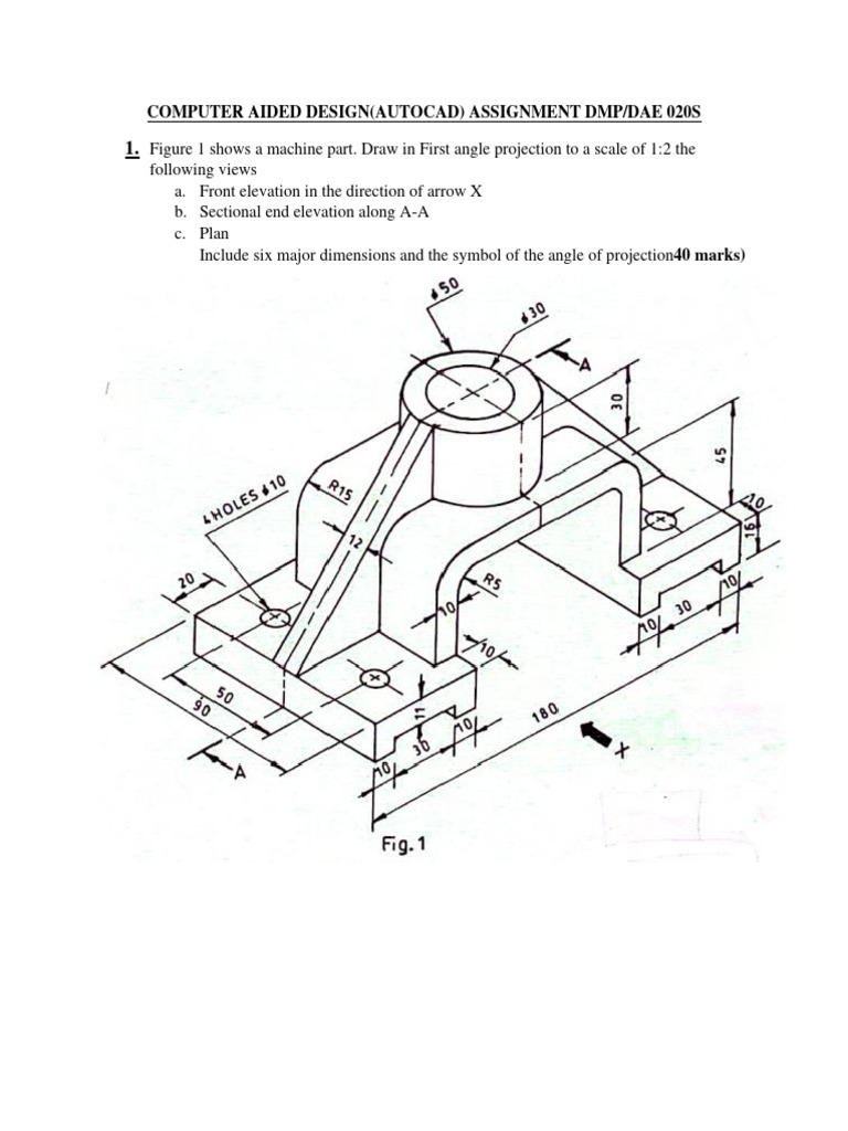 AUTOCAD ASSIGNMENT 2 | PDF
