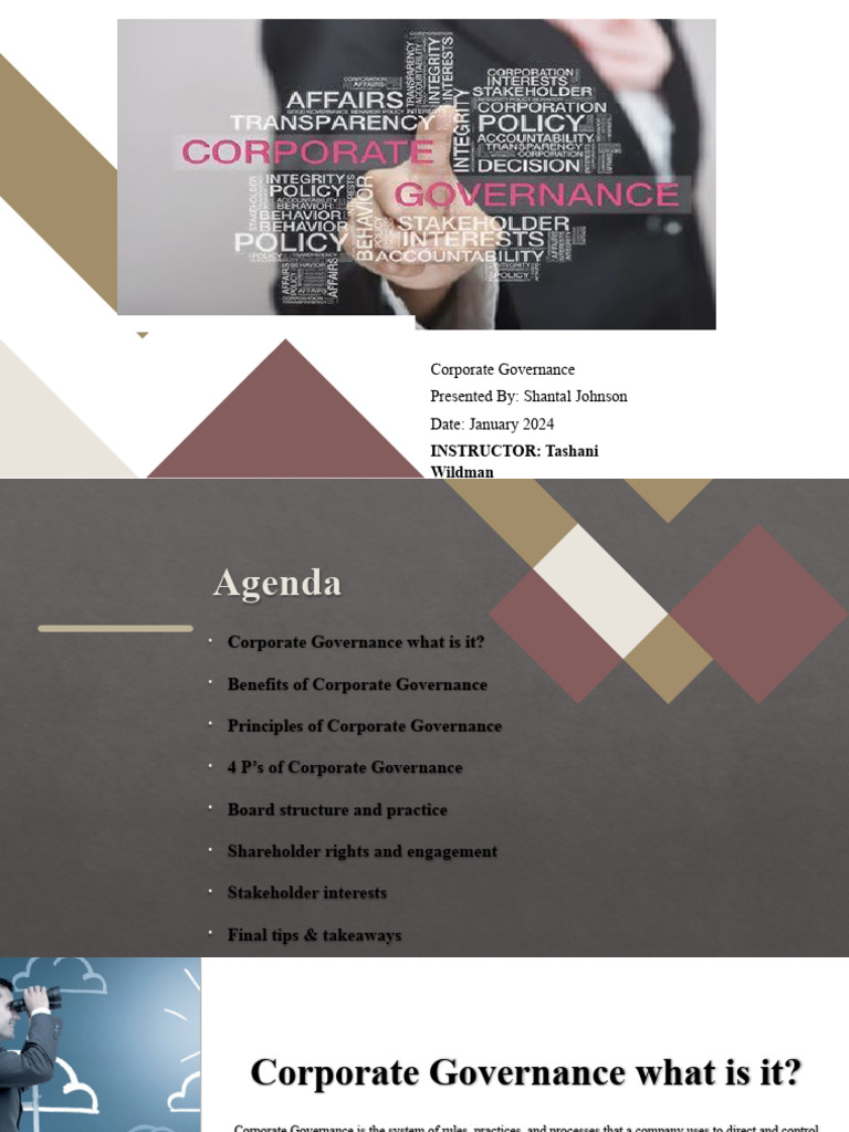 Corporate Governance Essentials Explained | PDF | Corporate Governance ...