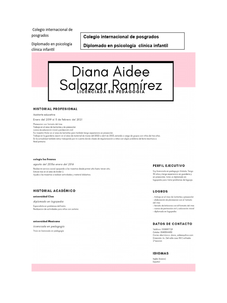 Colegio Internacional de Posgrados | PDF