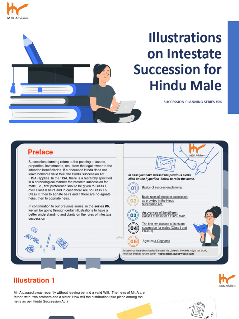 Hindu Male Intestate Succession Guide | PDF | Intestacy | Inheritance