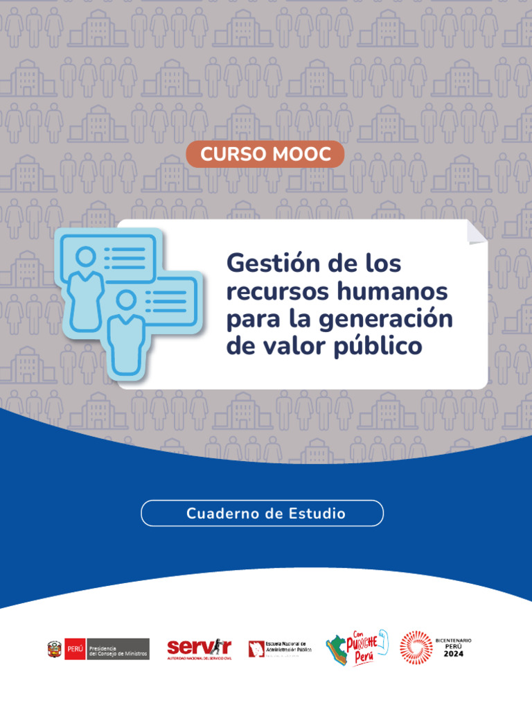 LIBRO Gestion de RRHH_Generacion de Valor Publico 2024 | PDF | Curso abierto masivo en linea ...