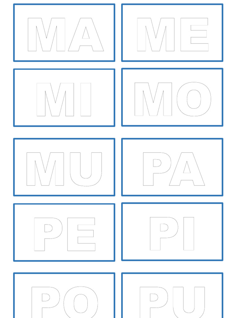Tarjetas Lectura | PDF