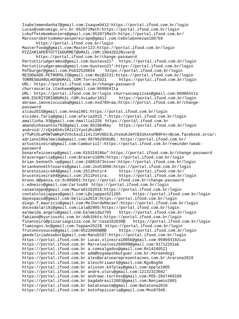 Portal-Ifood-2300 Linhas | PDF