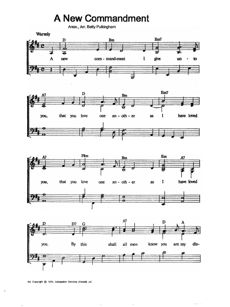 A New Commandment | PDF