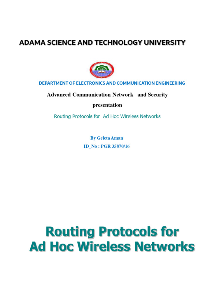 Mesh Network | PDF | Routing | Wireless Ad Hoc Network