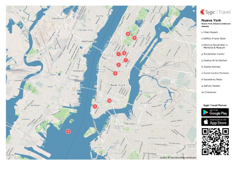 Nueva York Mapa Turistico para Imprimir 87222 | PDF