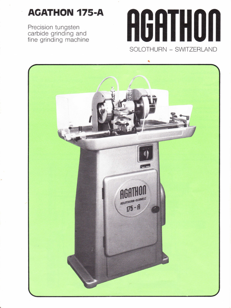 Agathon 175 Catalogue 1983 | PDF