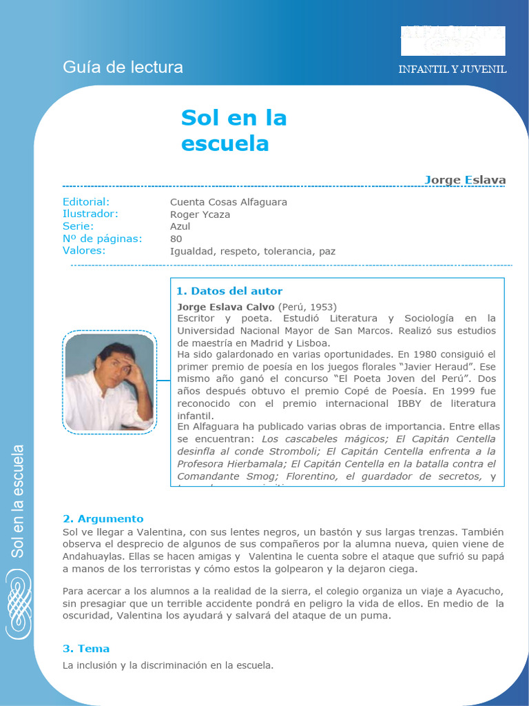 Sol en La Escuelapdf | PDF | Inclusión (Educación) | Escuelas