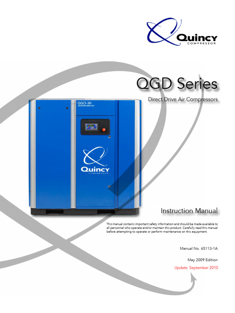 Quincy QGD30 Instruction Manual | PDF | Soldering | Mechanical Engineering