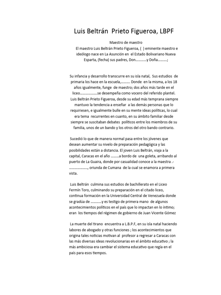 Luis Beltràn Pietro Figueroa | PDF