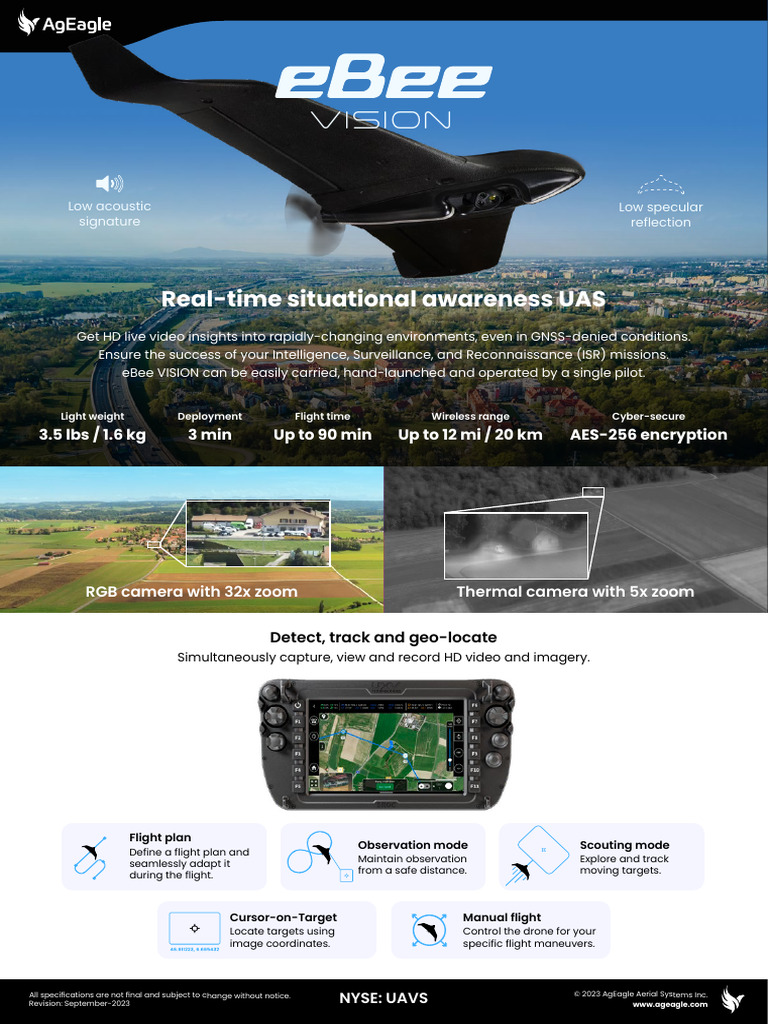 Ebee Vision - Brochure DIGITAL 2 | PDF | Unmanned Aerial Vehicle
