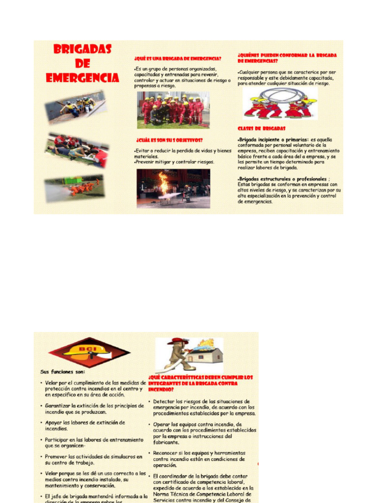 Brigadas de Emergencia | PDF