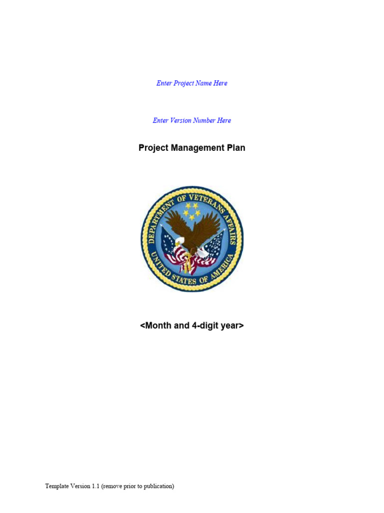 Project Management Plan Template | PDF | Project Management | Risk ...