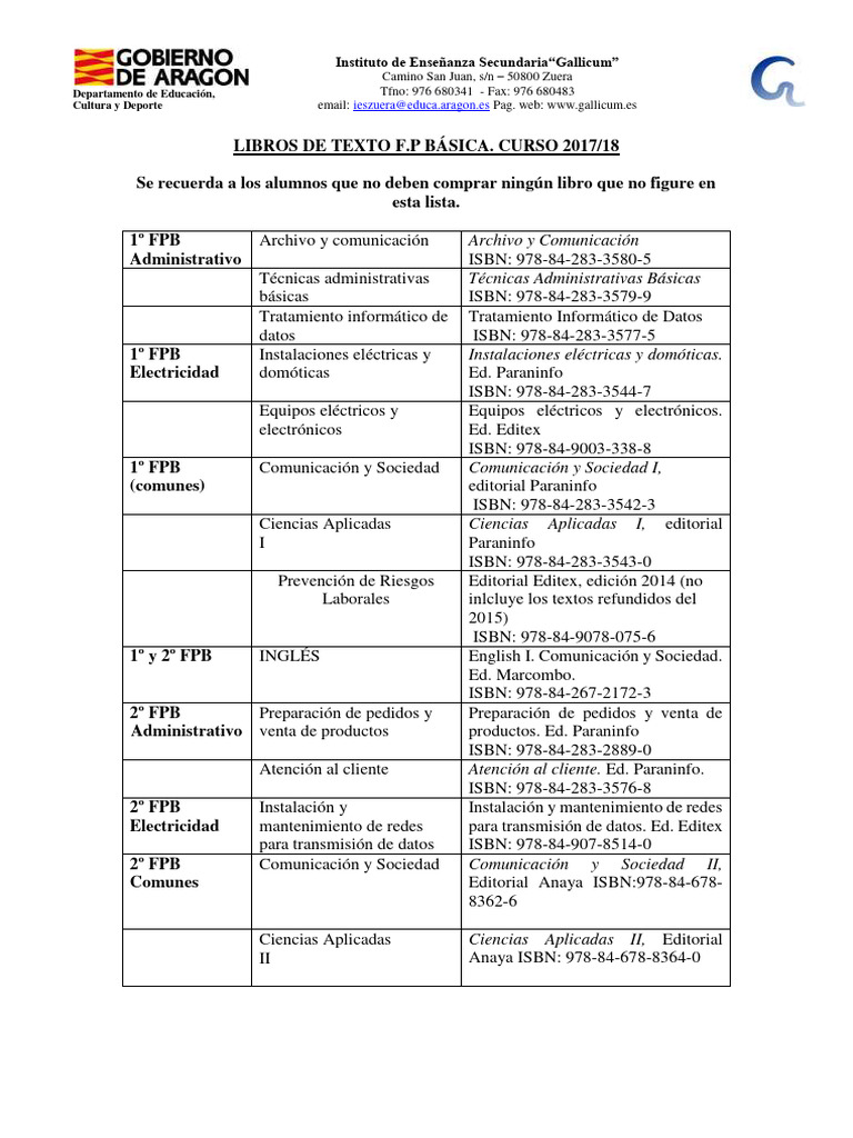 Libros FP Básica 17.18 | PDF | Informática Libros FP Básica 17.18 | PDF | Informática