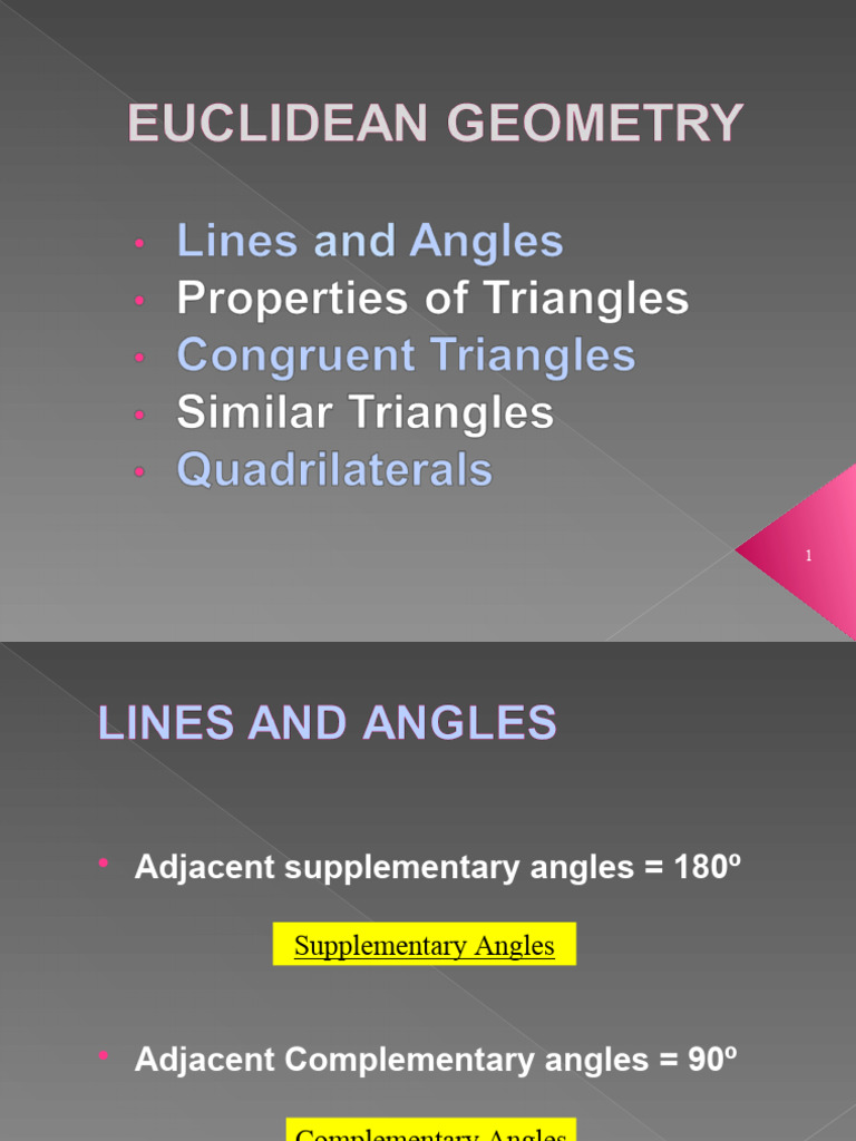 Geometry Basics for Students | PDF | Triangle | Rectangle