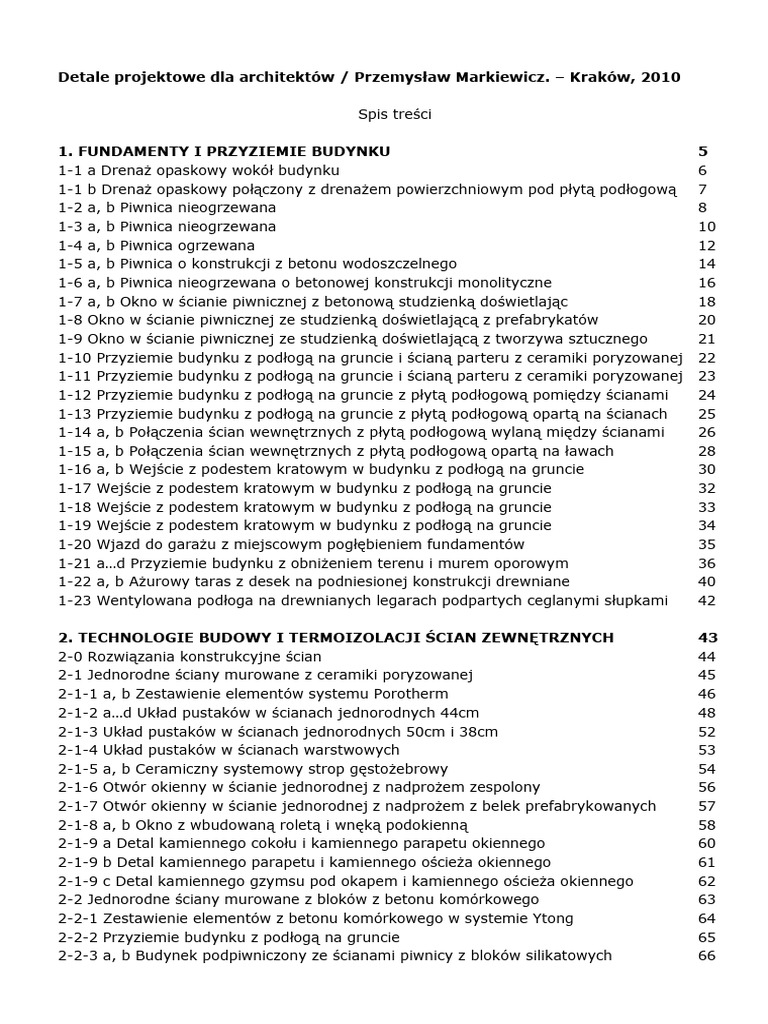 Markiewicz DetaleProjektowe | PDF