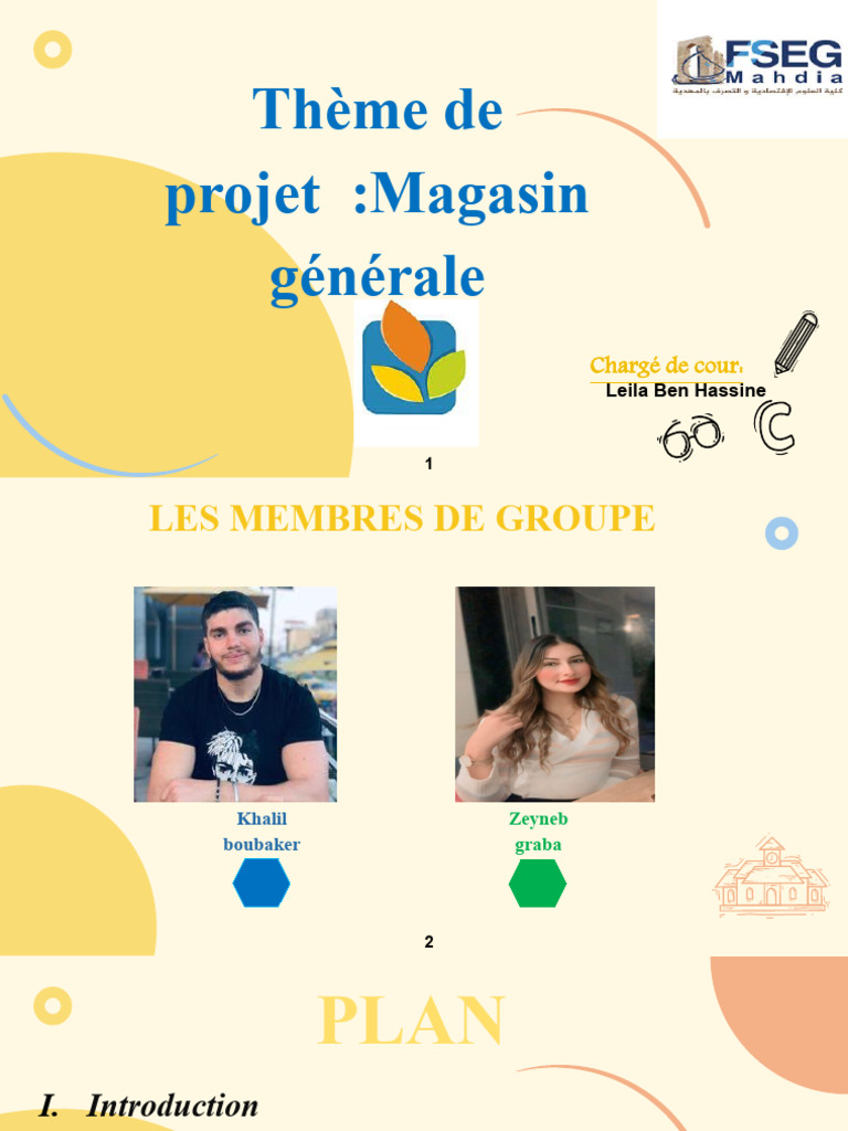 Presentation de Rapport de Stage | PDF | Business | Tunisie