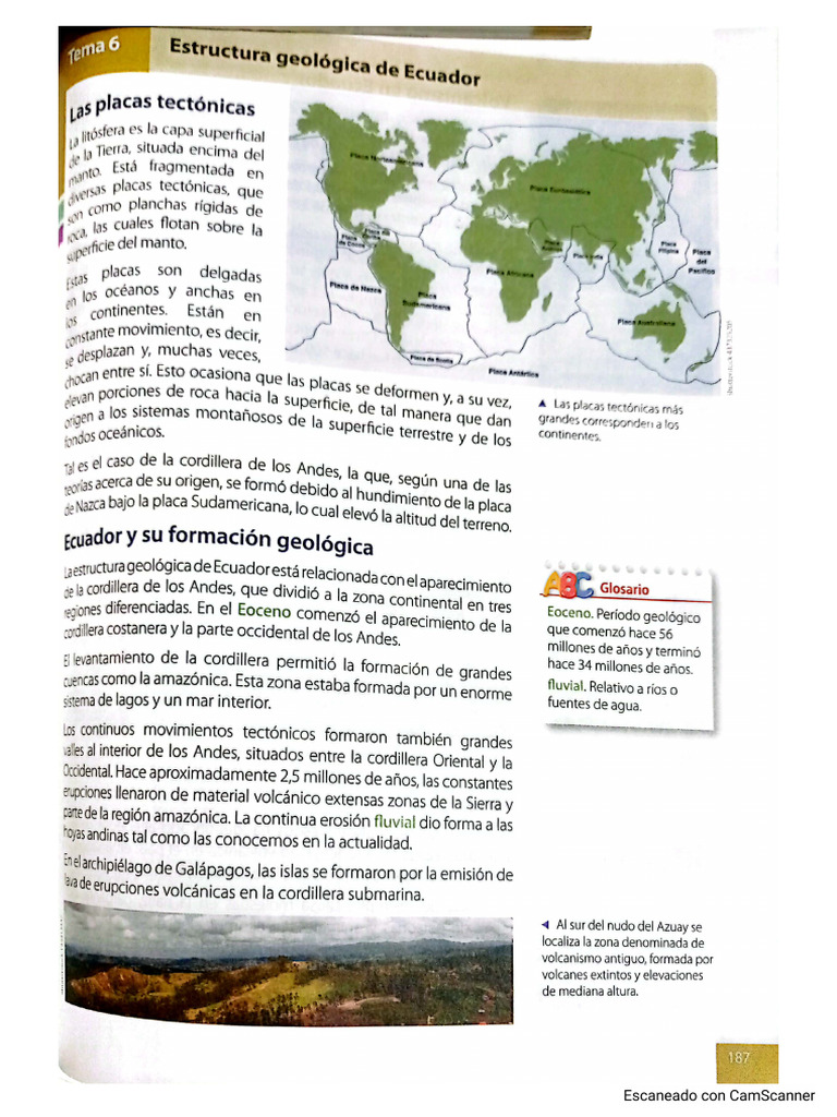 Estructura Geológica Del Ecuador | PDF