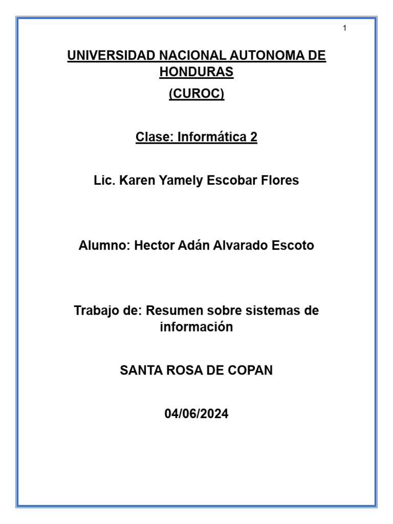 Sistemas de Informacion Hector Escoto | PDF | Comercio electrónico ...