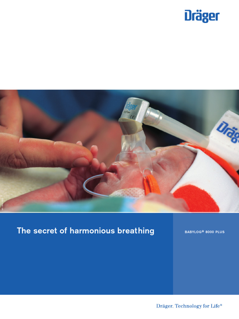 Drager Babylog 8000 DR Ger Brochure | PDF | Respiration | Pulmonology