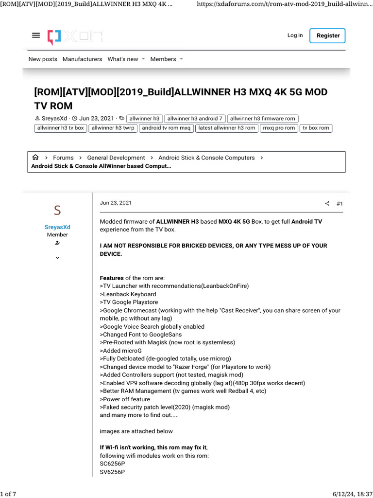 Allwinner H3 MXQ 4K 5G Custom ROM | PDF | Read Only Memory | Android ...