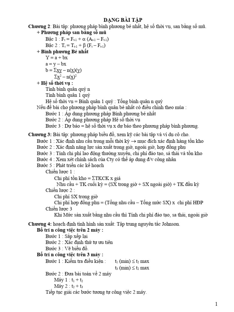 Dang Bai Tap Thi Cuoi Ky | PDF