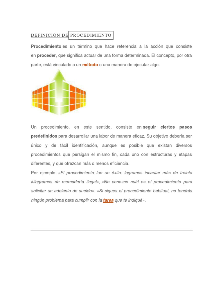 Que Es Un Procedimiento en Una Empresa | Descargar gratis PDF | Business