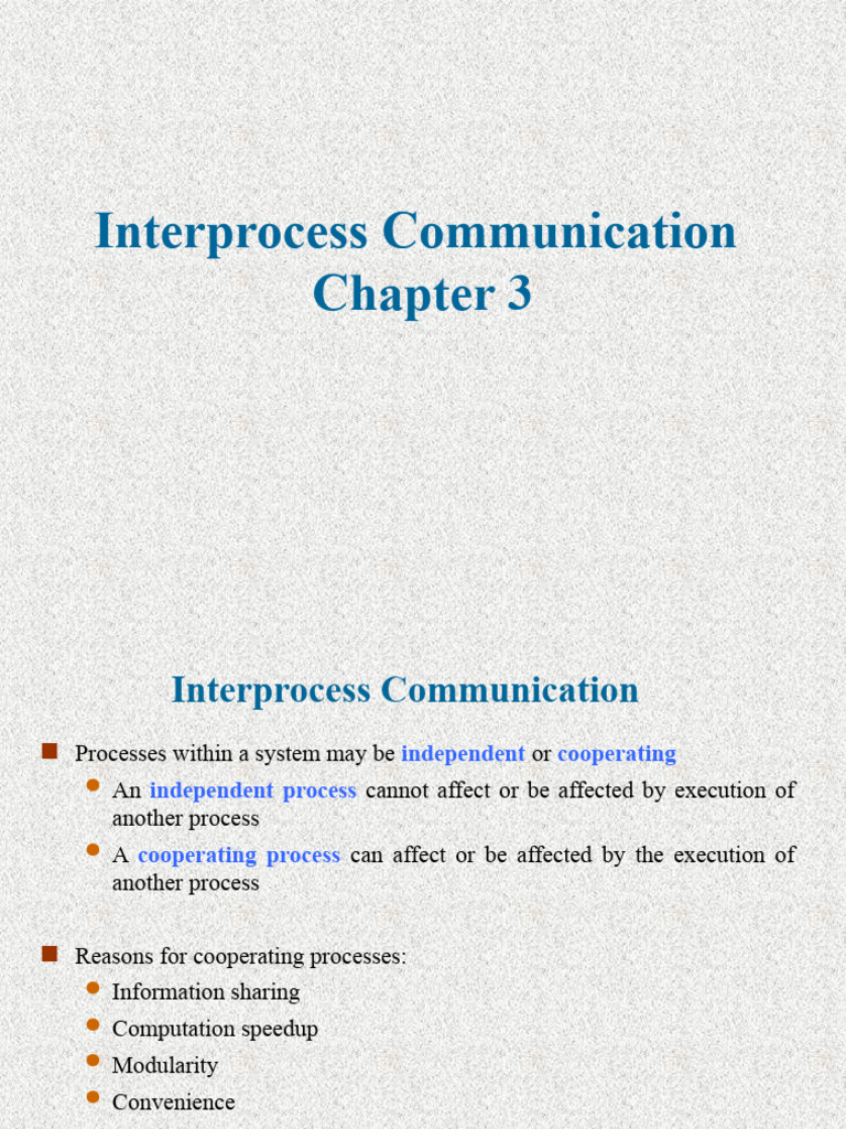 Interprocess Communication Models Explained | PDF | Process (Computing ...
