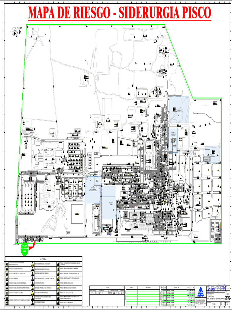 12-008 REV.06 MAPA DE RIESGO SIDERURGIA PISCO 5 X 3 MT | PDF | Sector secundario de la economía ...