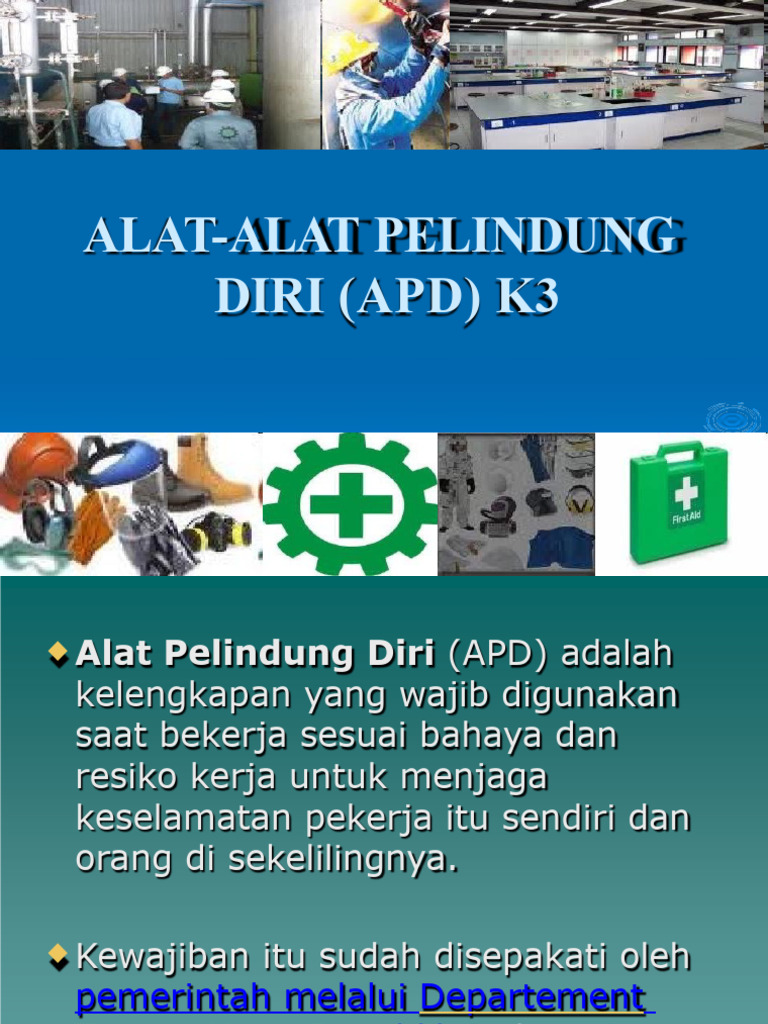 Alat Alat Pelindung Diri Apd k3 Kuliah 13 2ppt | PDF
