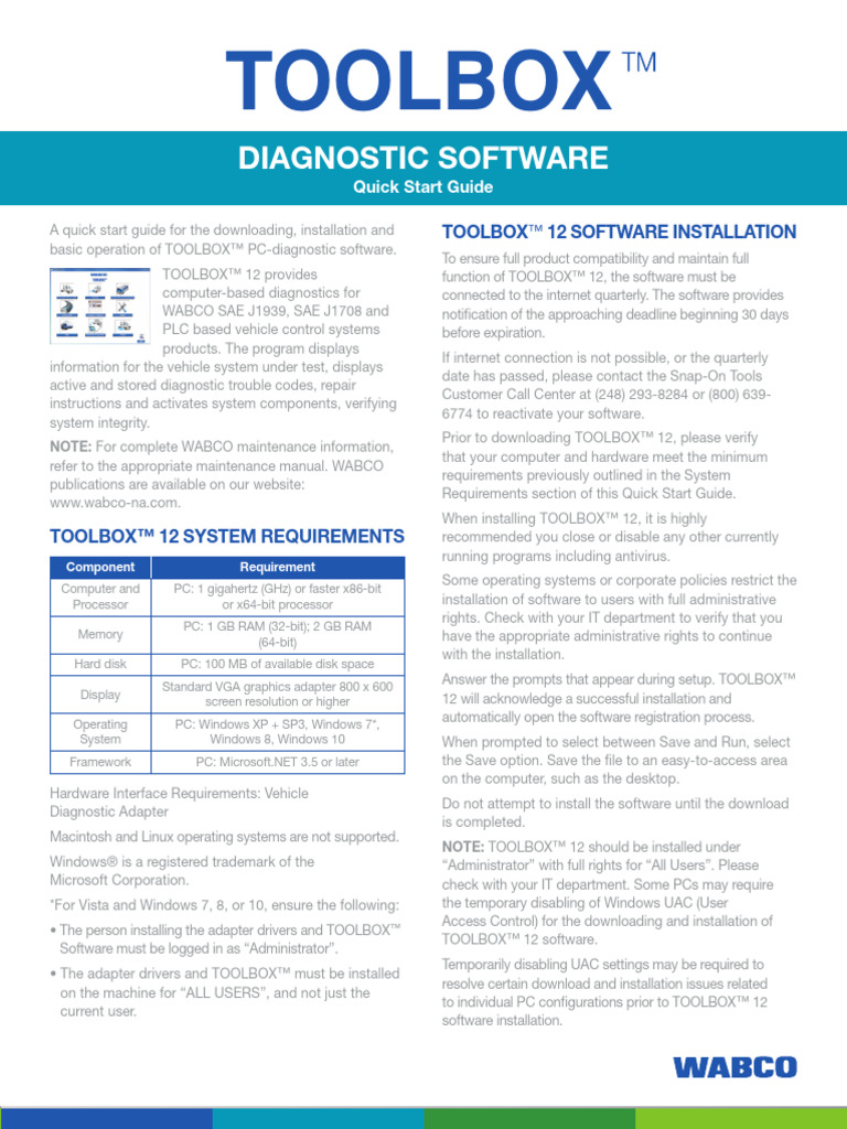 OM1618 Toolbox Software Operations Manual | PDF | Microsoft Windows ...