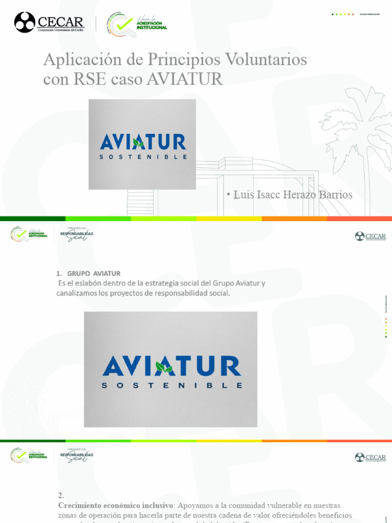 RSE en AVIATUR: Impacto y Beneficios | PDF