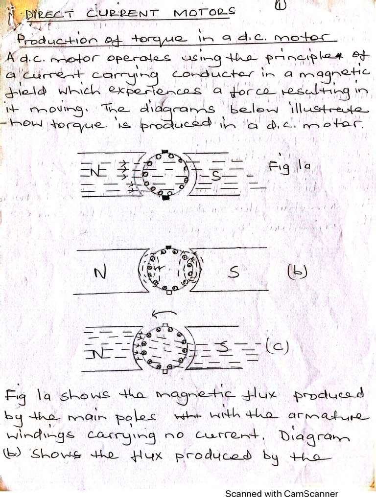 Direct Current Motors | PDF