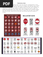 LTO Traffic Signs and Symbols Guide | PDF | Traffic | Intersection (Road)