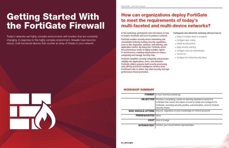 FTNT-Fast-Track-FortiGate FW | PDF | Computer Network | Firewall (Computing)