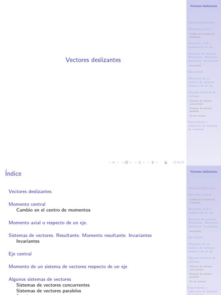 02 Vectores Deslizantes | PDF | Vector Euclidiano | Línea (geometría)