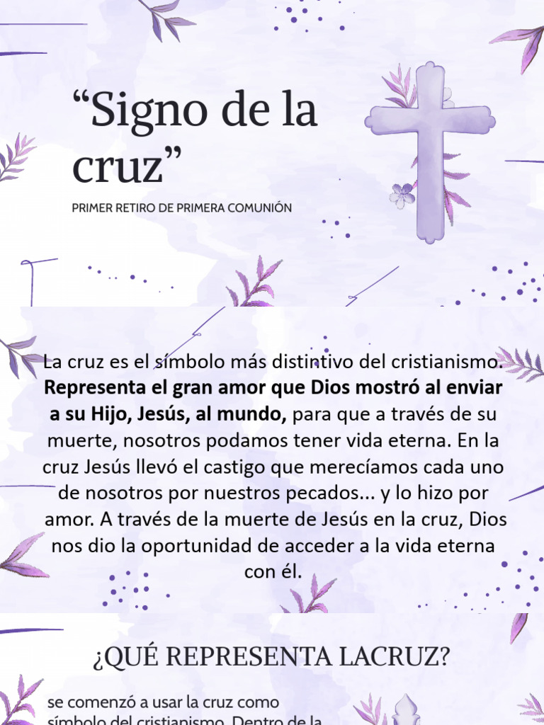 Significado de la Cruz en el Cristianismo | PDF | Pecado | Mal