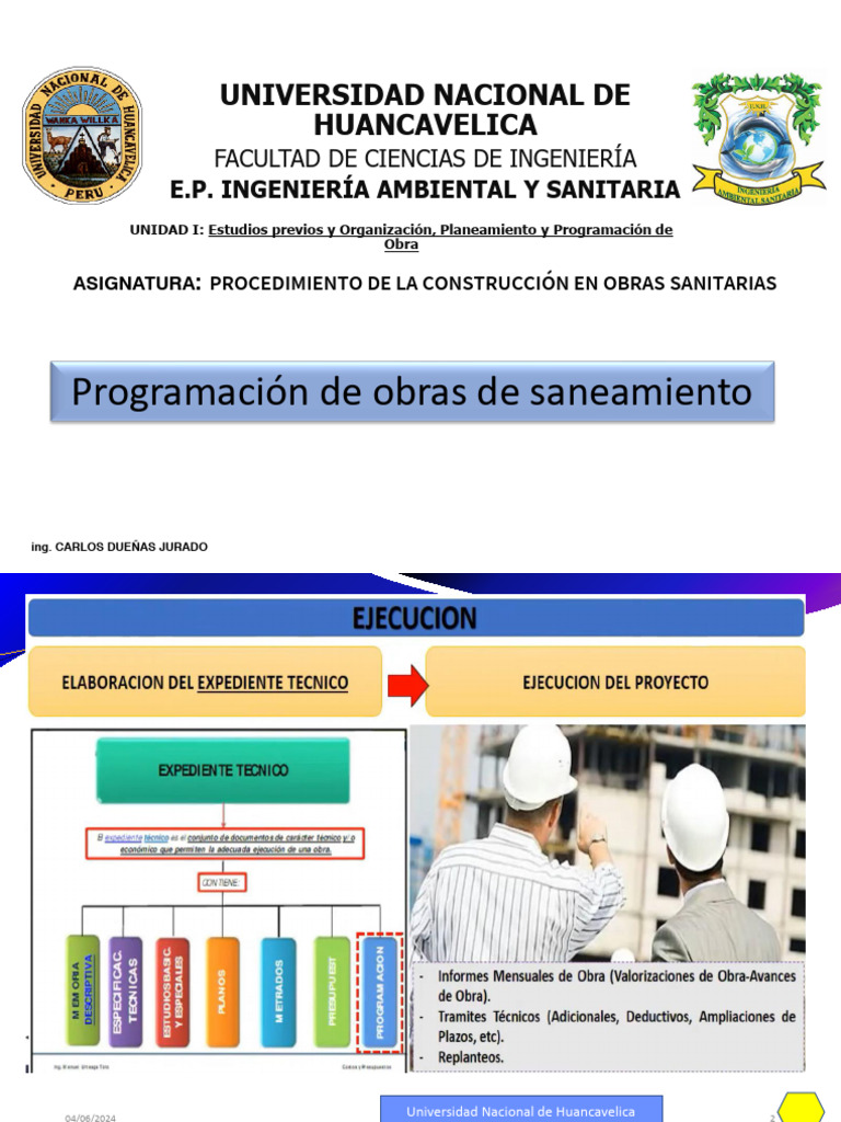 Programacion de Obras | PDF