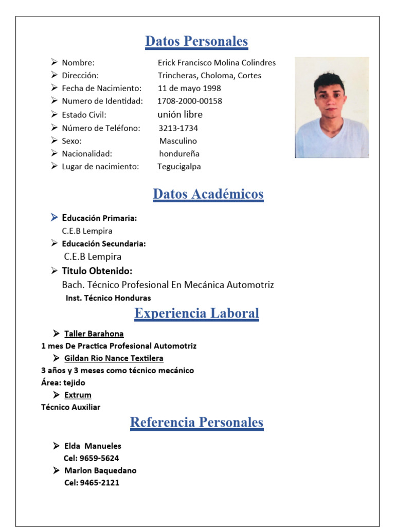 Curriculum Roxana Marisol | PDF