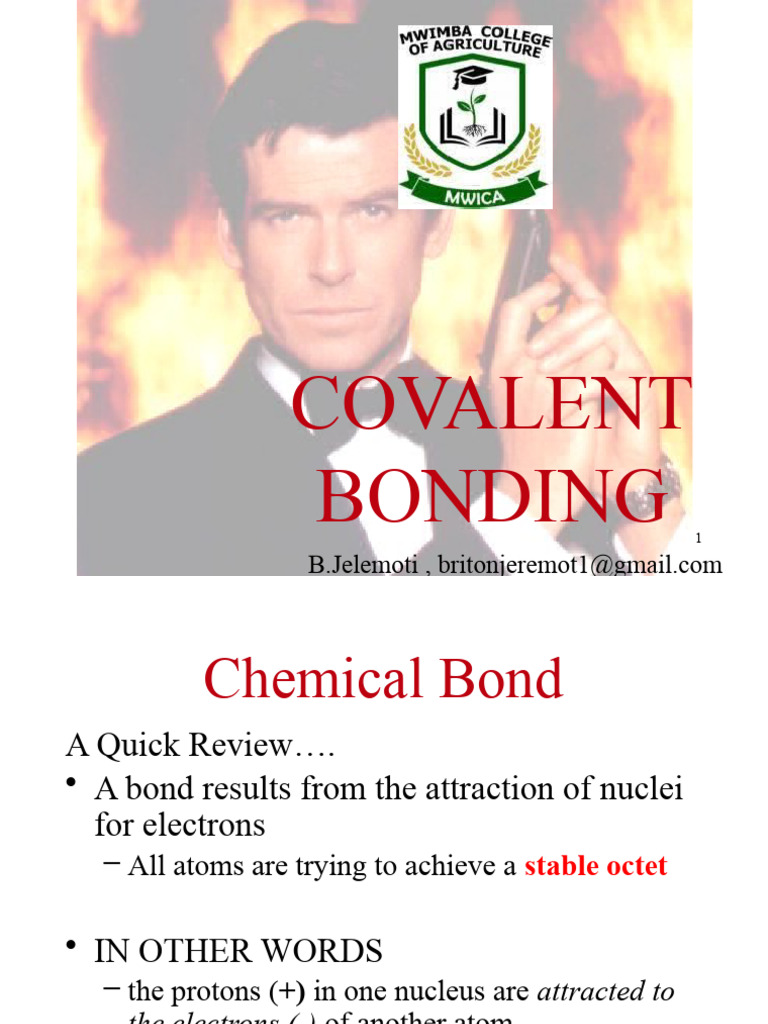 Understanding Covalent Bonding Basics | PDF | Ion | Chemical Bond