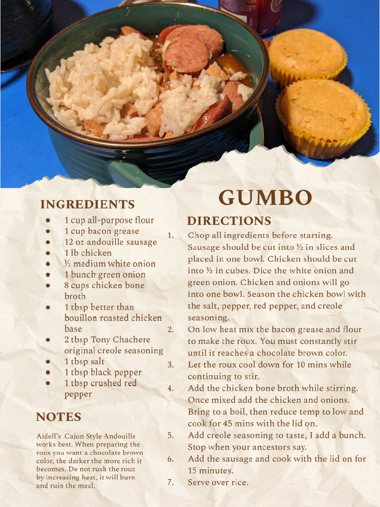 Gumbo Recipe | PDF