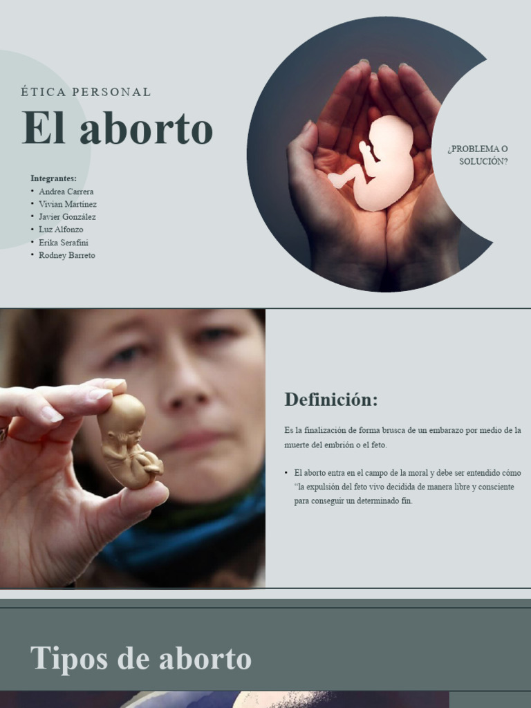 El Aborto. Grupo 1 | PDF | Aborto | El embarazo