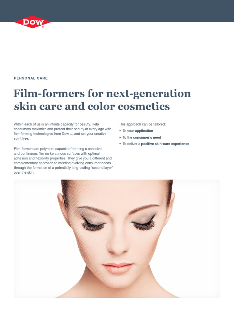 27 1567 01 Infinite Beauty Film Skin Care Cosmetics | PDF | Silicone ...