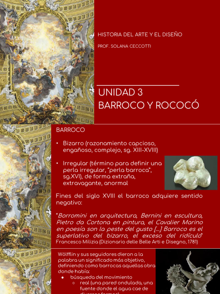 10 - Barroco UNIDAD 3 | PDF | Barroco | Pinturas