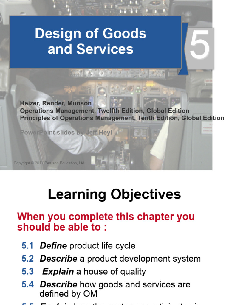 Ch3-Design of Goods and Services | PDF | Customer | Business