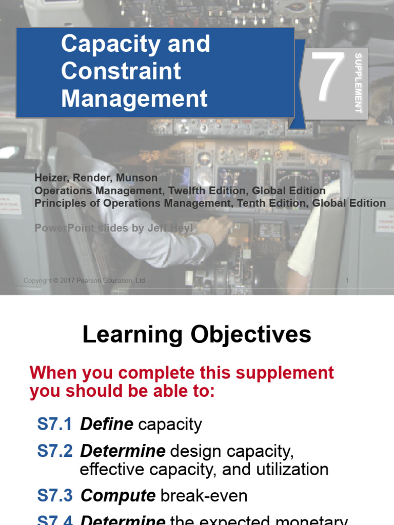 Ch7-Capacity and Constraint Management | Download Free PDF | Business ... Ch7-Capacity and Constraint Management | Download Free PDF | Business ...