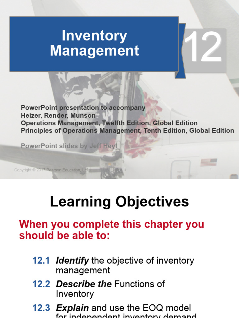 Ch8-Inventory Management | PDF | Logistics | Economies